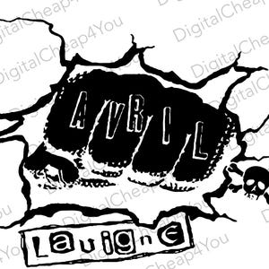 Avril Lavigne Digital SVG Megapack, 15 High Quality SVG, Pdf, AI, Png ...