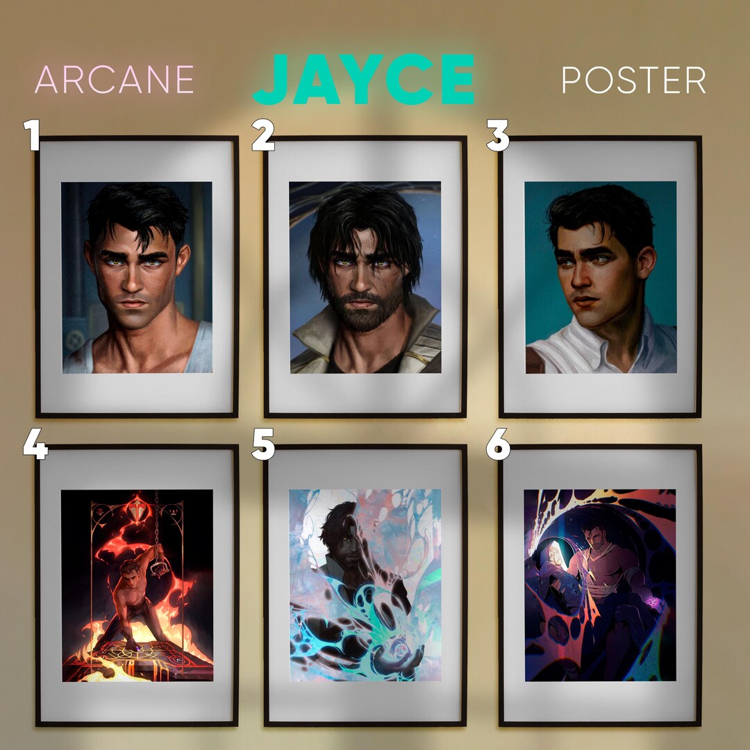 Arcane Jayce Poster Collection | Stunning Jayce & Viktor Art ...