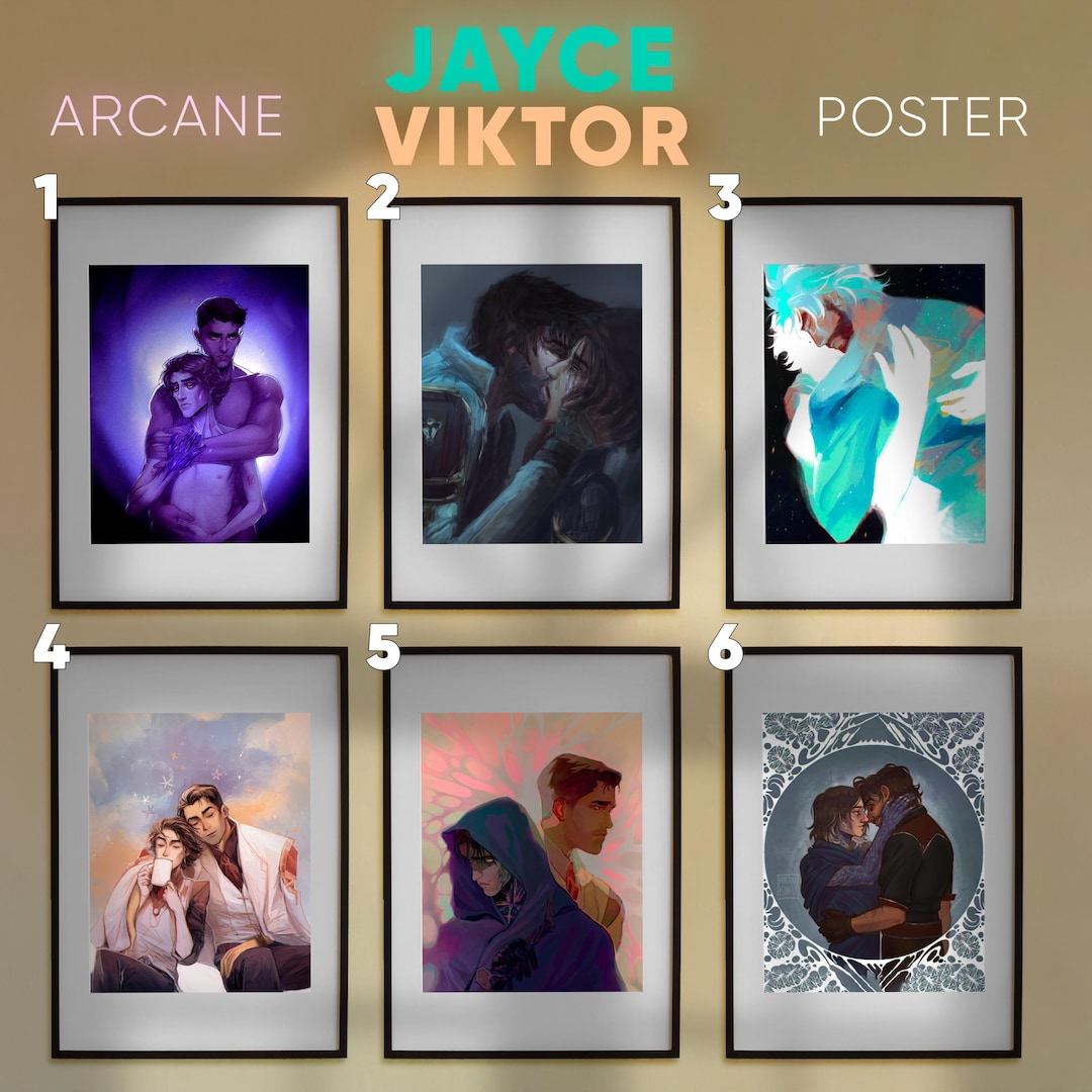 Arcane Jayce & Viktor Poster Collection | Stunning Jayvik Artwork ...