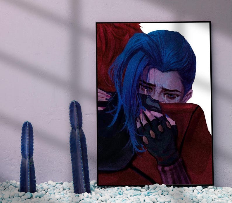 Arcane Posters Jinx & Vi Bundle | League of Legends Arcane Wall Art ...