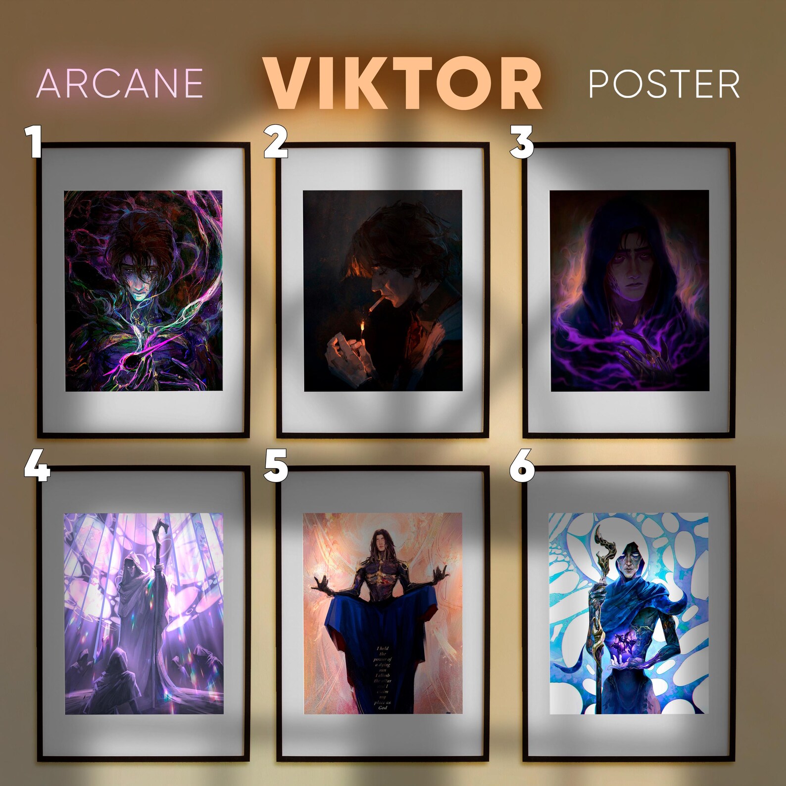 Arcane Poster: Viktor "the Visionary Genius" | League of Legends Wall ...