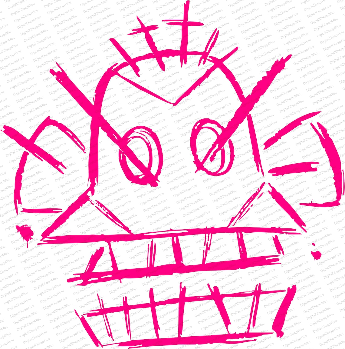 Jinx Graffiti Art Bundle | Arcane-inspired Digital Download | 5 SVG ...