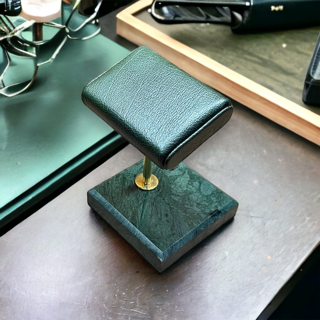 Watch Stand, Watch Stand Marble, Watch Box, Italian Leather, Watch ...