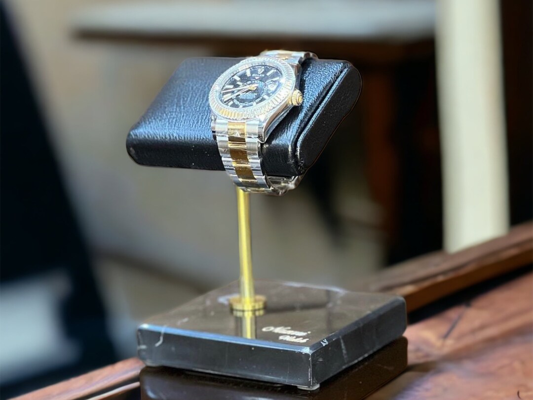 Watch Stand, Watch Stand, Watch Box , Italian Leather, Watch Stand ...
