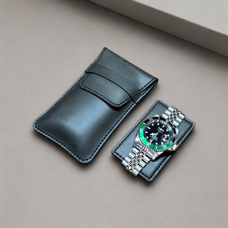 Watch Pouch Handsewing, Watch Box for Men, Best Gift, Gift for Men ...