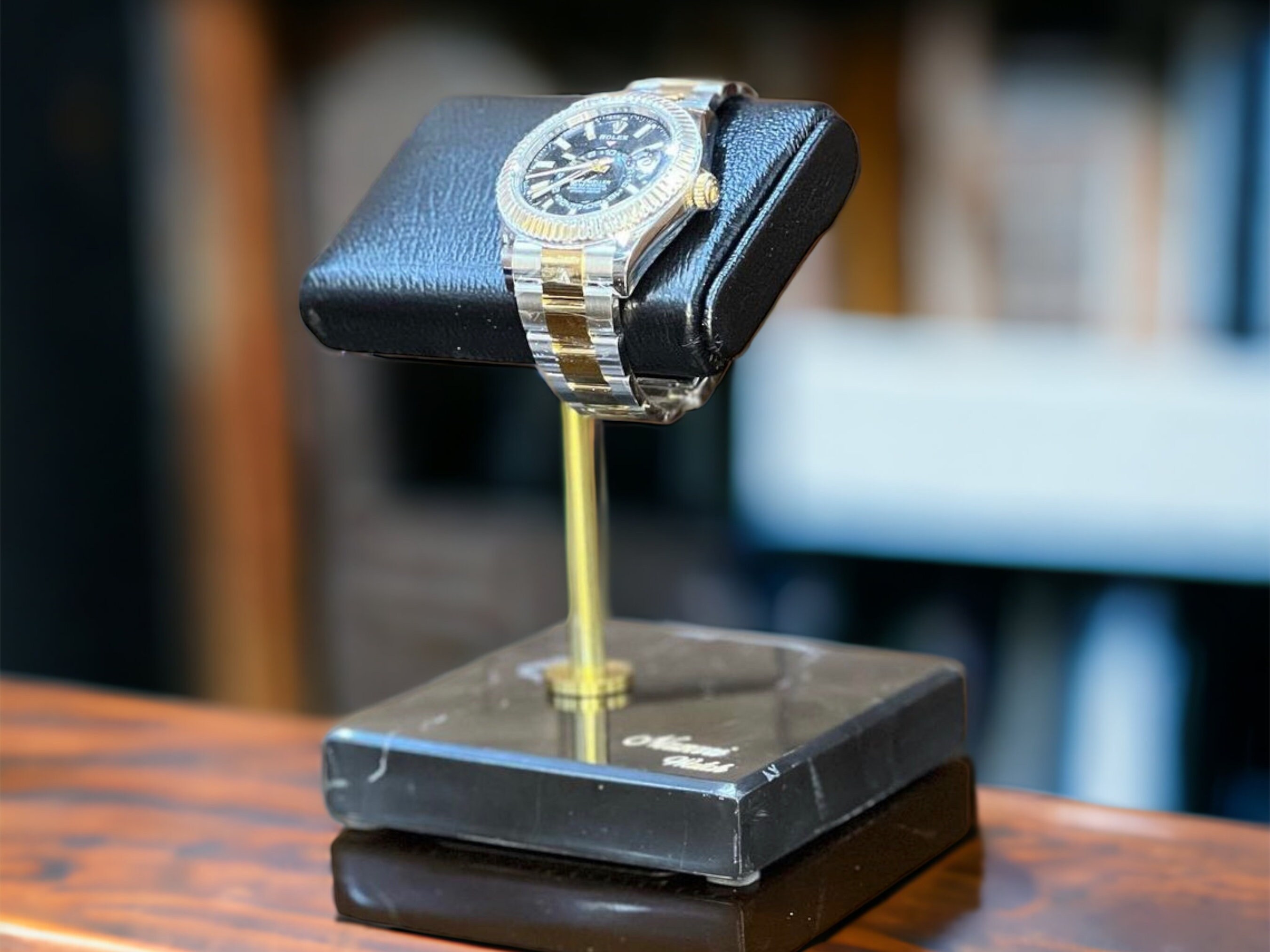 Watch Stand, Watch Stand, Watch Box , Italian Leather, Watch Stand ...