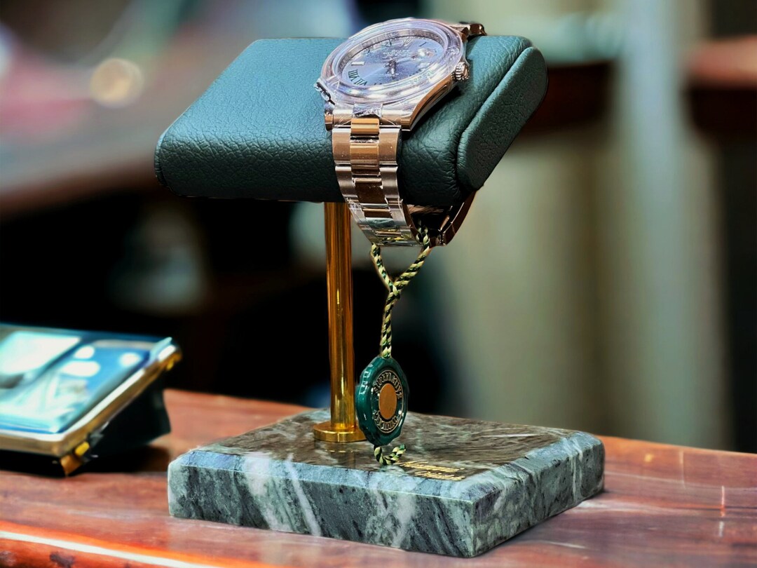Watch Holder, Watch Stand Watch Box , Italian Leather, Watch Stand ...