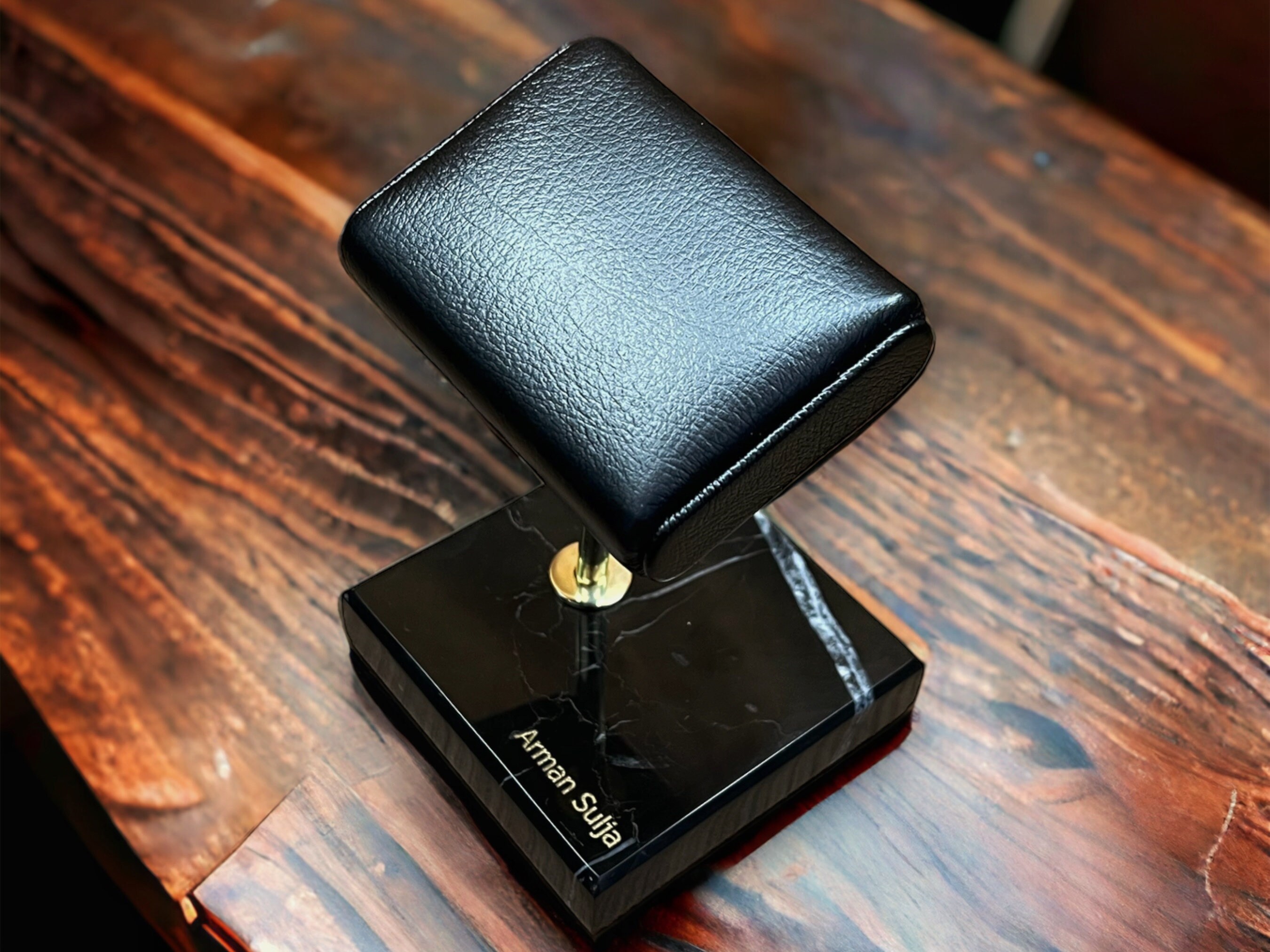 Watch Stand, Watch Stand, Watch Box , Italian Leather, Watch Stand ...