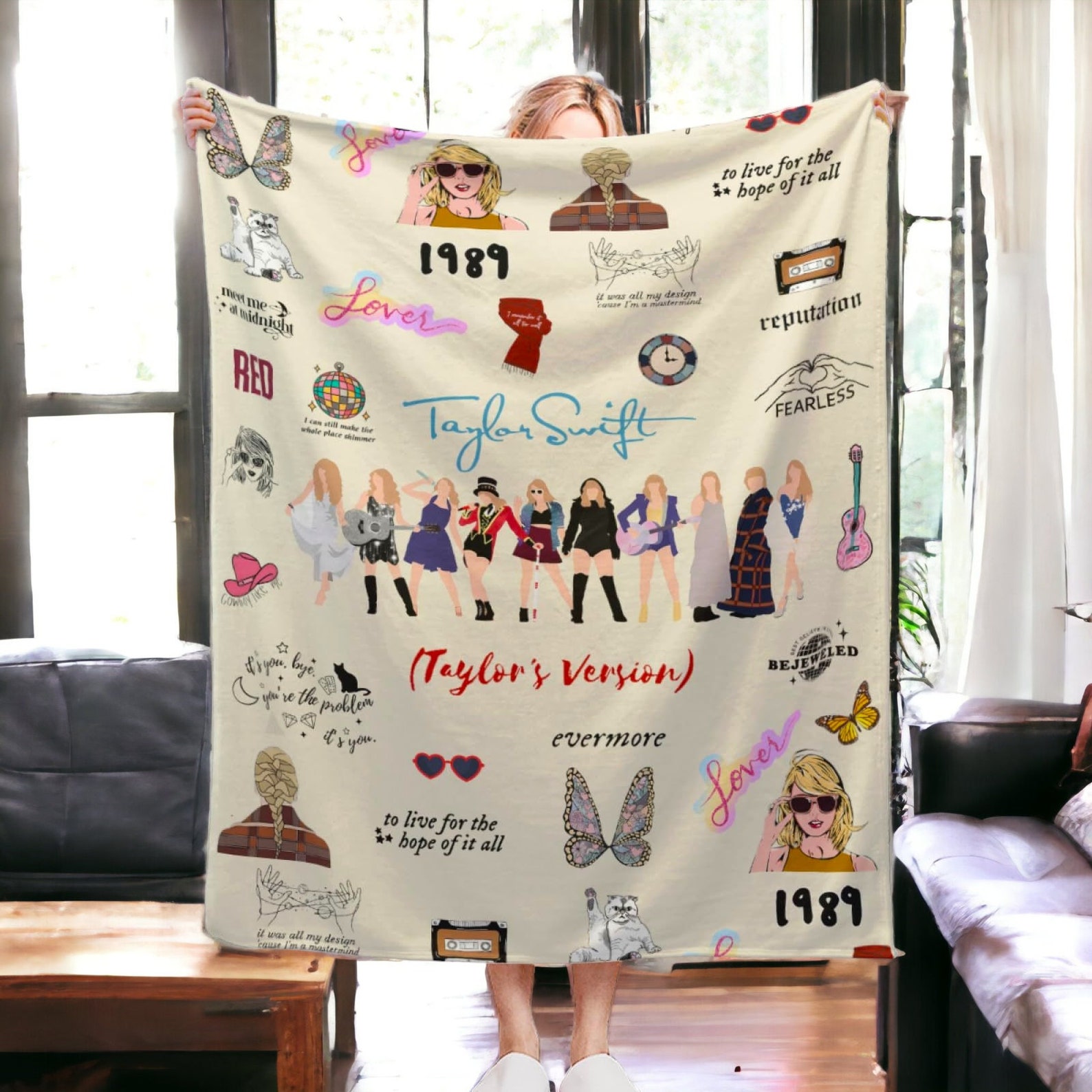 Swiftie Blanket Taylor Swift Swiftie Merchandise Cute Blanket - Etsy Swiftie Blanket Taylor Swift Swiftie Merchandise Cute Blanket - Etsy