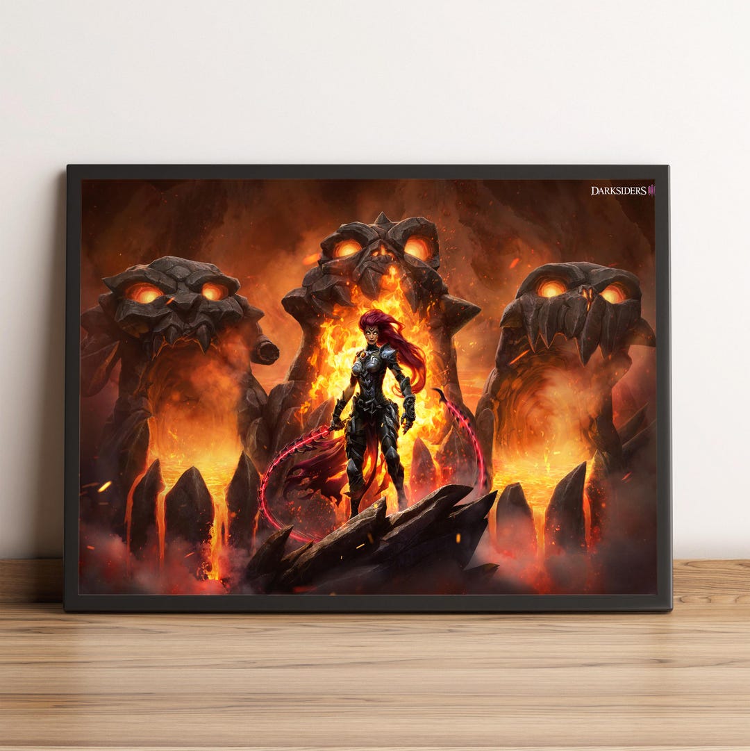 Darksiders Poster, Game Print, Wall Art, Home Decor, Gift for Gamers - Etsy