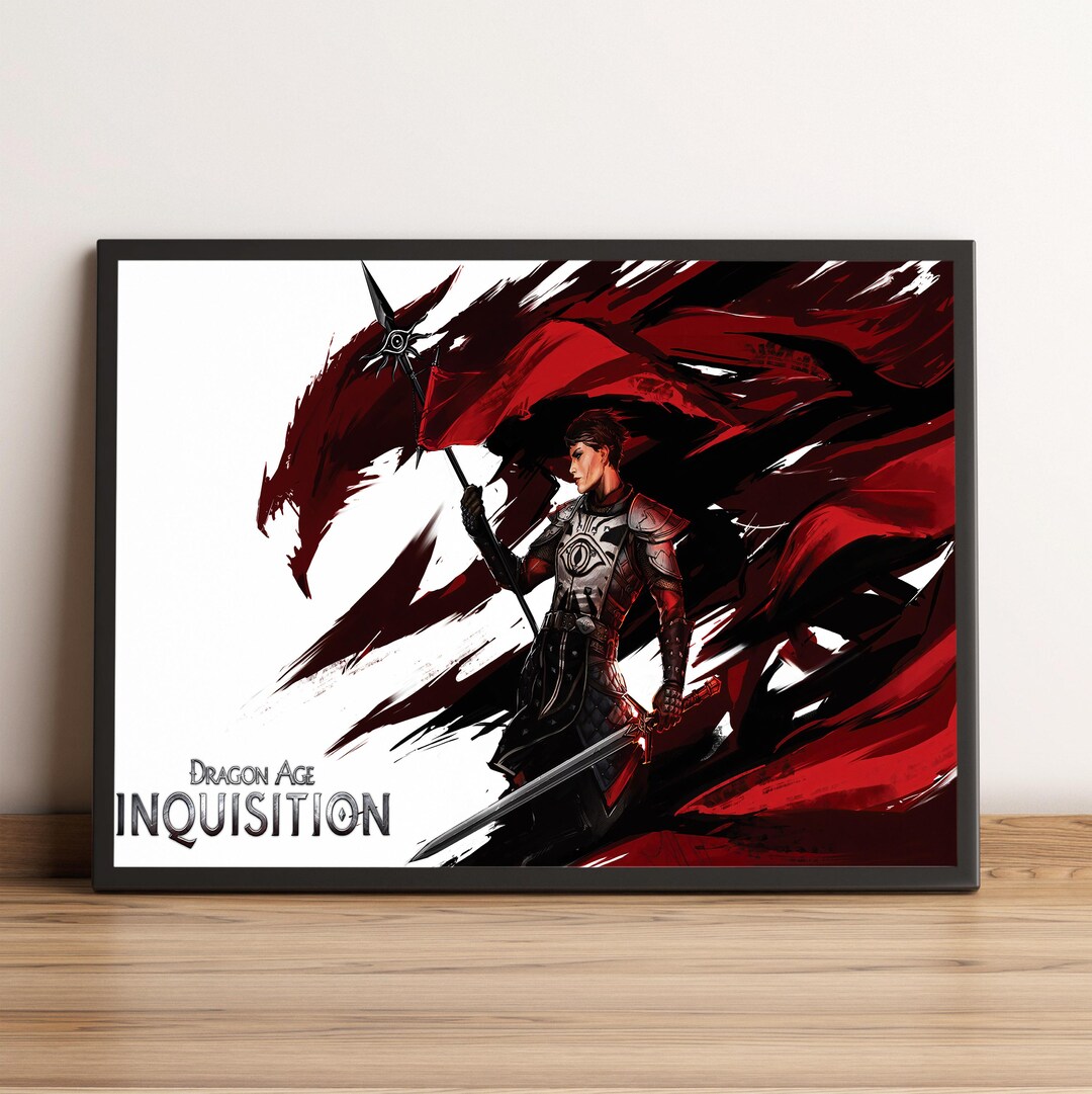 Dragon Age Poster, Game Print, Wall Art, Home Decor, Gift for Gamers - Etsy