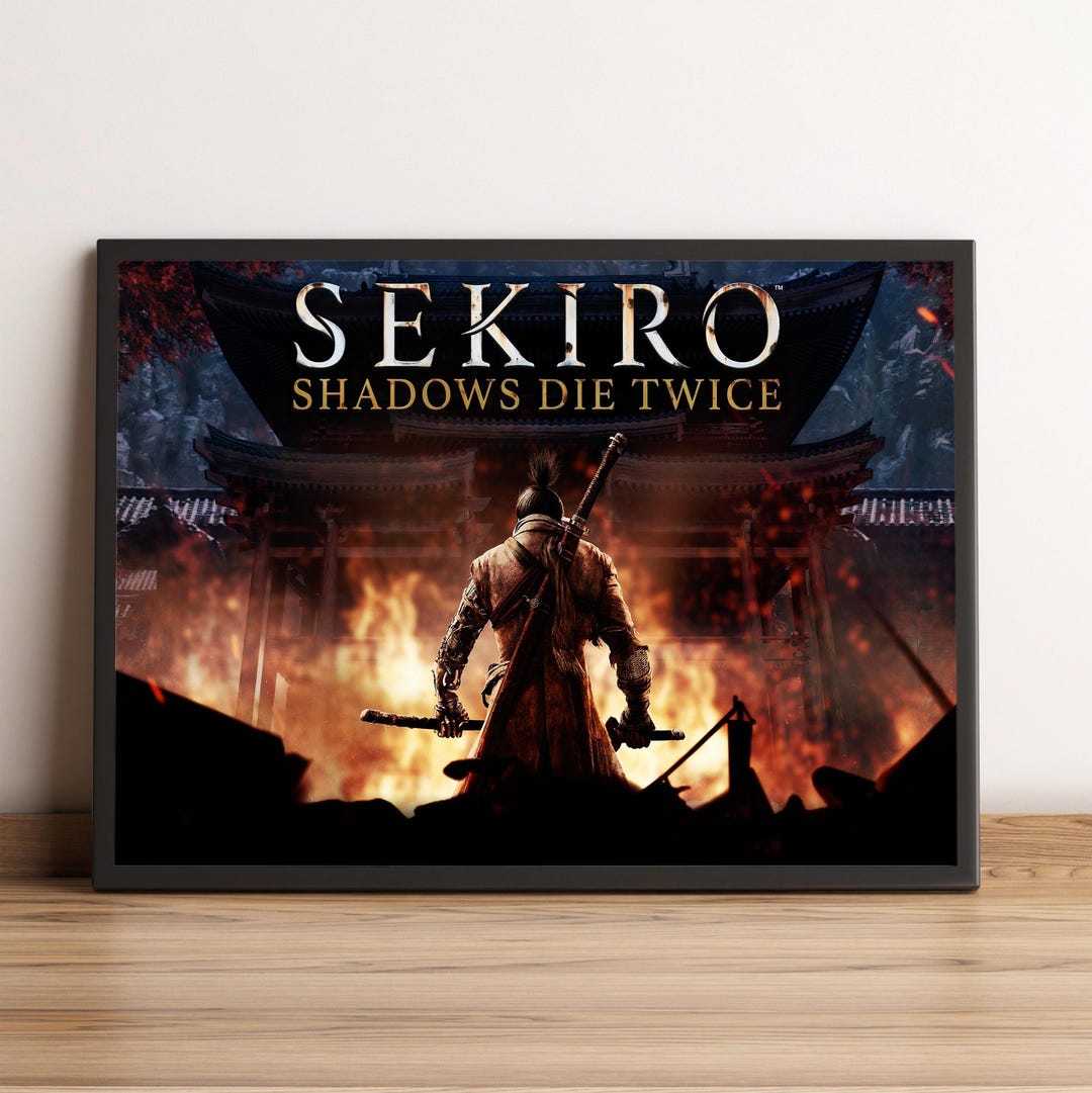 Sekiro Shadows Die Twice Poster, Game Print, Wall Art, Home Decor, Gift ...