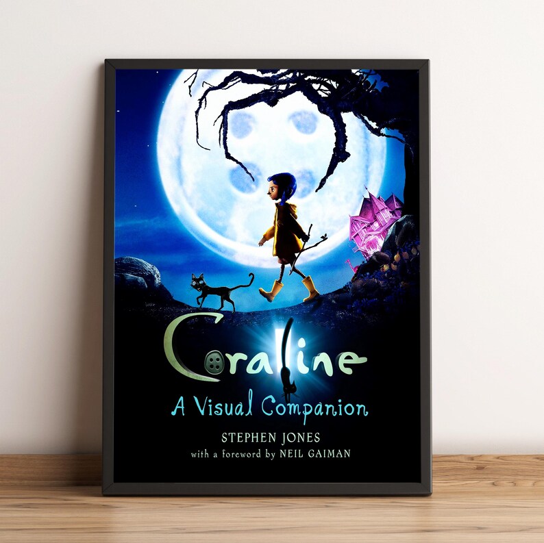 Coraline Poster, Movie Print, Wall Art, Home Decor, Gift for Film Fans ...