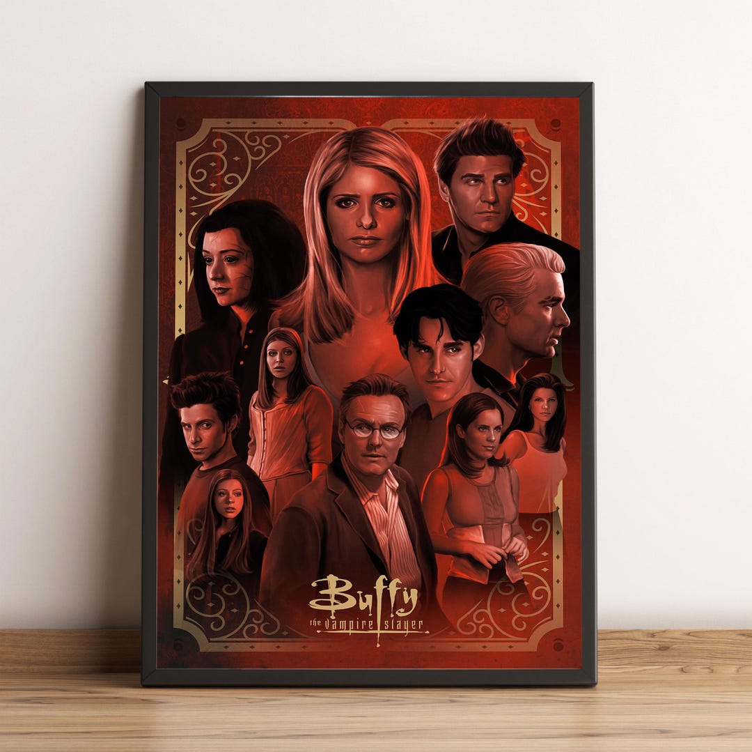 Buffy the Vampire Slayer Poster, TV Series Print, Wall Art, Home Decor ...