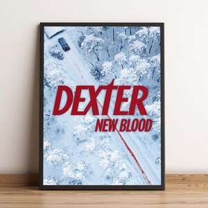 Dexter Poster, TV Series Print, Wall Art, Home Decor, Gift for TV Show ...