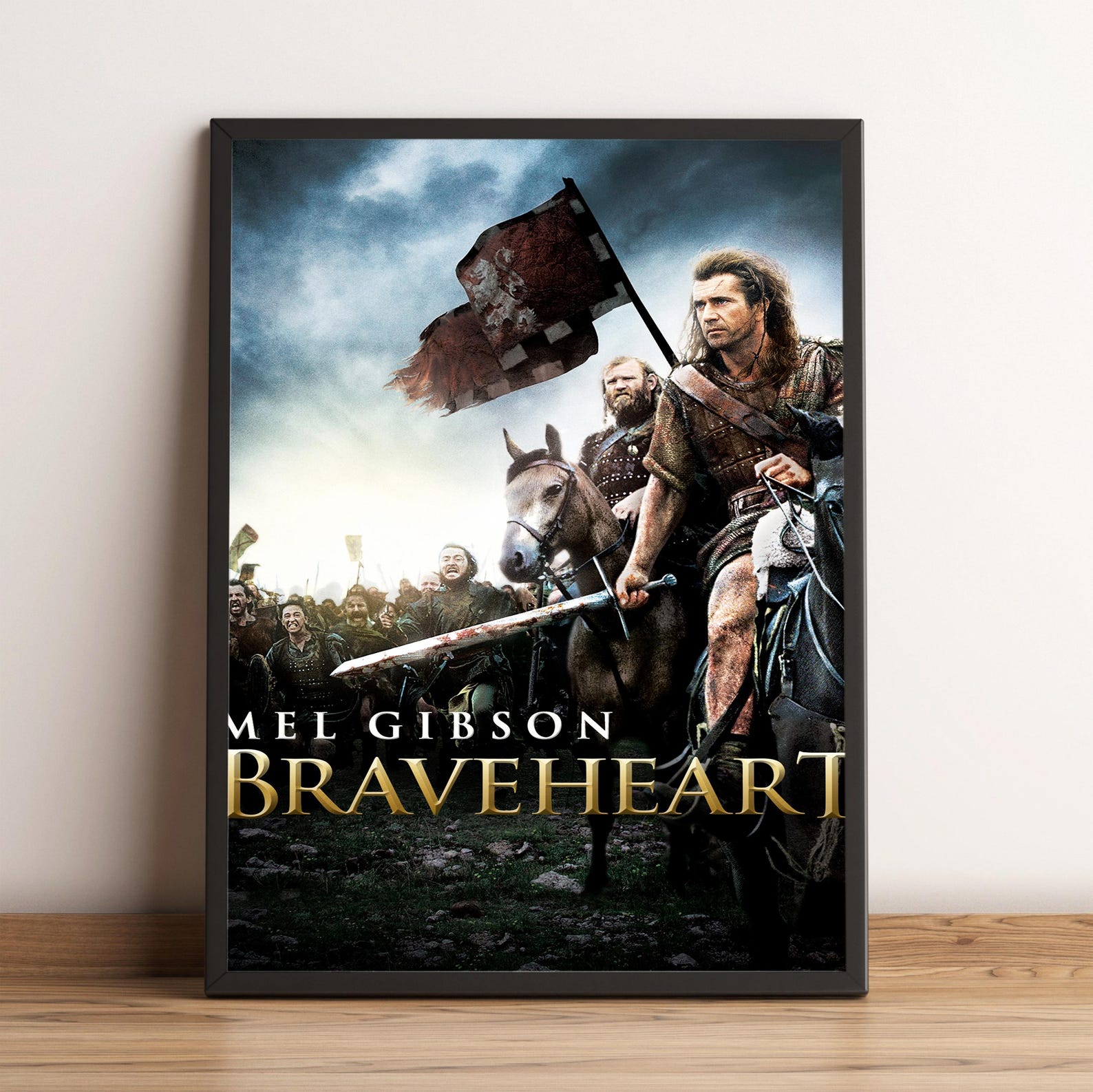 Braveheart Poster, Movie Print, Wall Art, Home Decor, Gift for Film ...