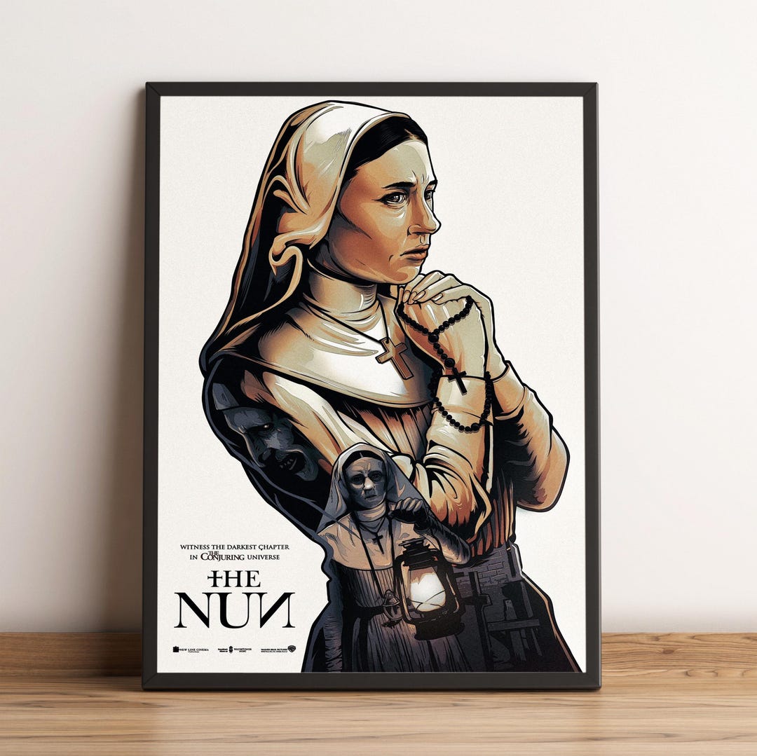The Nun Poster, Movie Print, Wall Art, Home Decor, Gift for Film Fans ...
