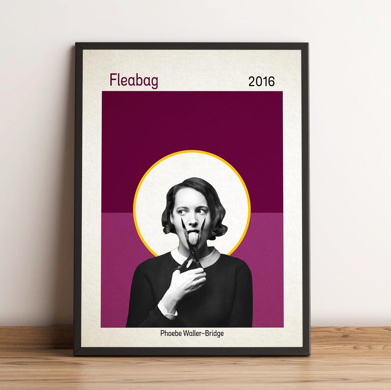 Fleabag Poster, TV Series Print, Wall Art, Home Decor, Gift for TV Show ...