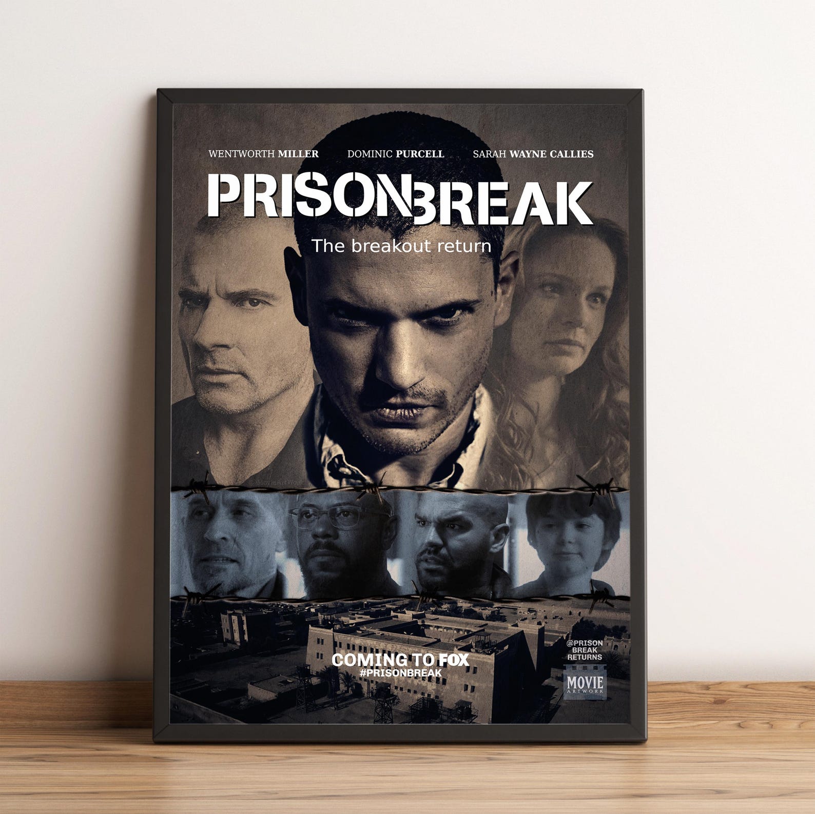Prison Break Poster, TV Series Print, Wall Art, Home Decor, Gift for TV ...