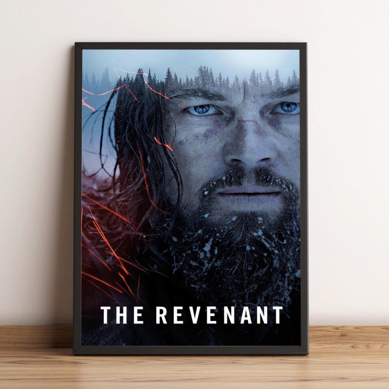 The Revenant Poster, Movie Print, Wall Art, Home Decor, Gift for Film ...