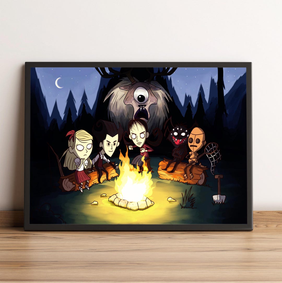 Dont Starve Together Poster, Game Print, Wall Art, Home Decor, Gift for ...