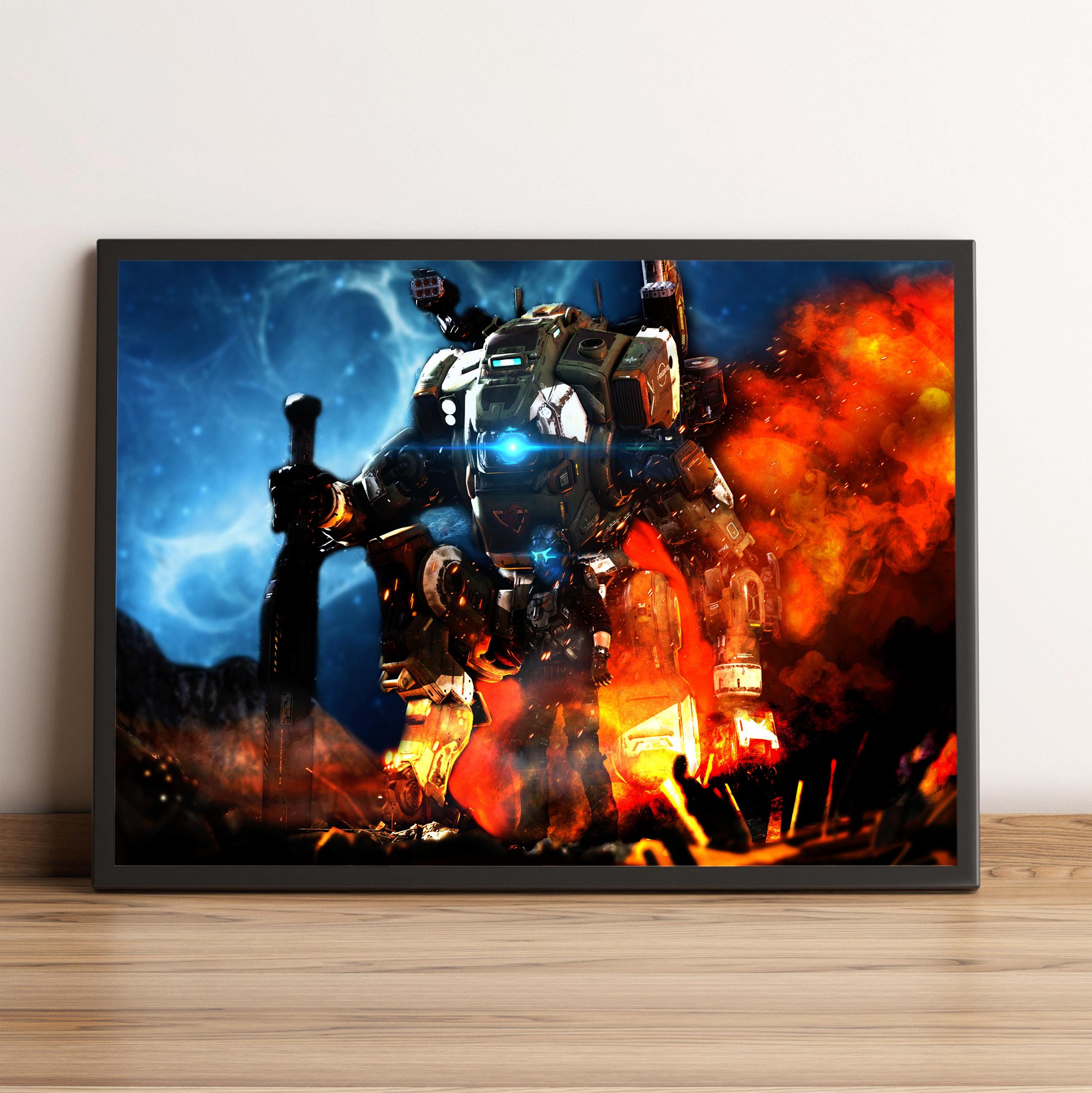 Titanfall Poster, Game Print, Wall Art, Home Decor, Gift for Gamers #2 ...