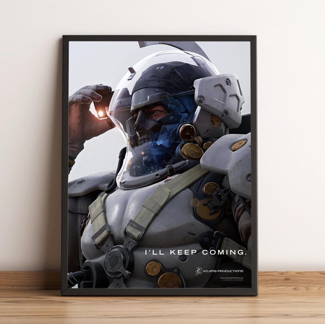 Death Stranding Poster, Game Print, Wall Art, Home Decor, Gift for ...