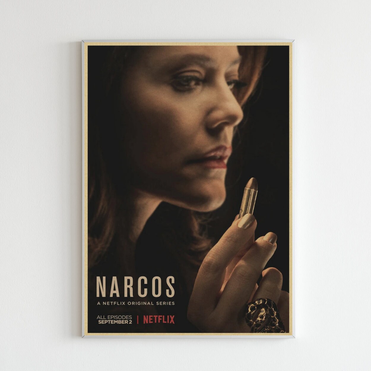 Narcos Retro Poster, Pablo Escobar Wall Art, Tv Series Vintage Print ...