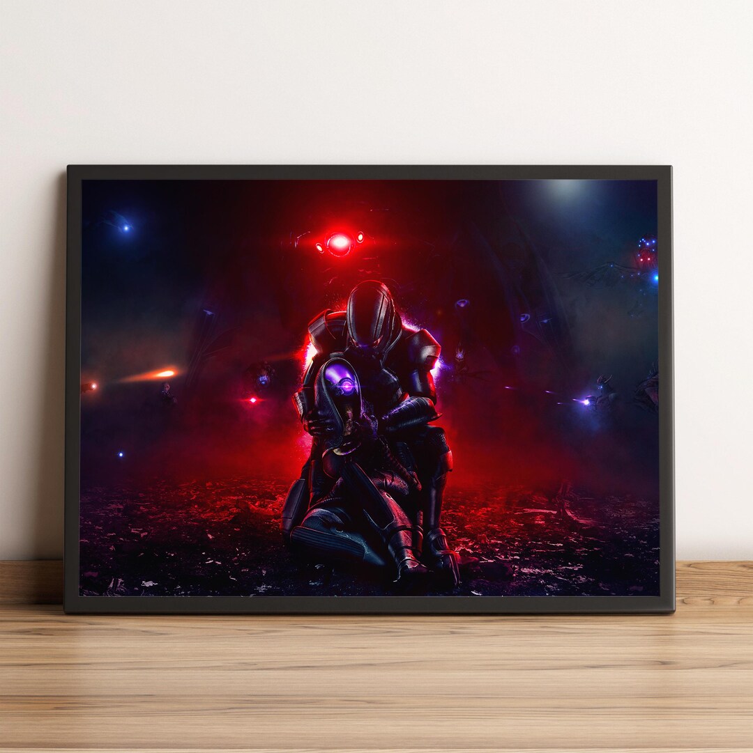 Mass Effect Poster, Game Print, Wall Art, Home Decor, Gift for Gamers ...
