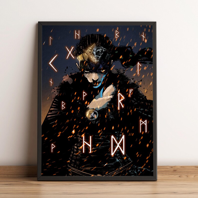 Hellblade Senua's Sacrifice Poster, Game Print, Wall Art, Home Decor ...