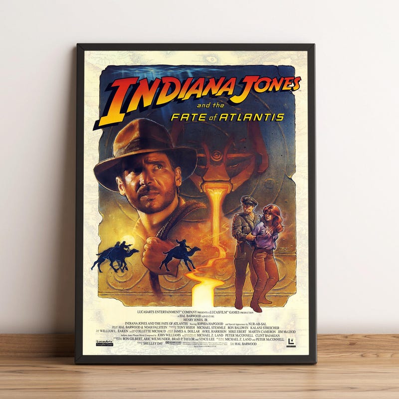 Indiana Jones Poster - Etsy
