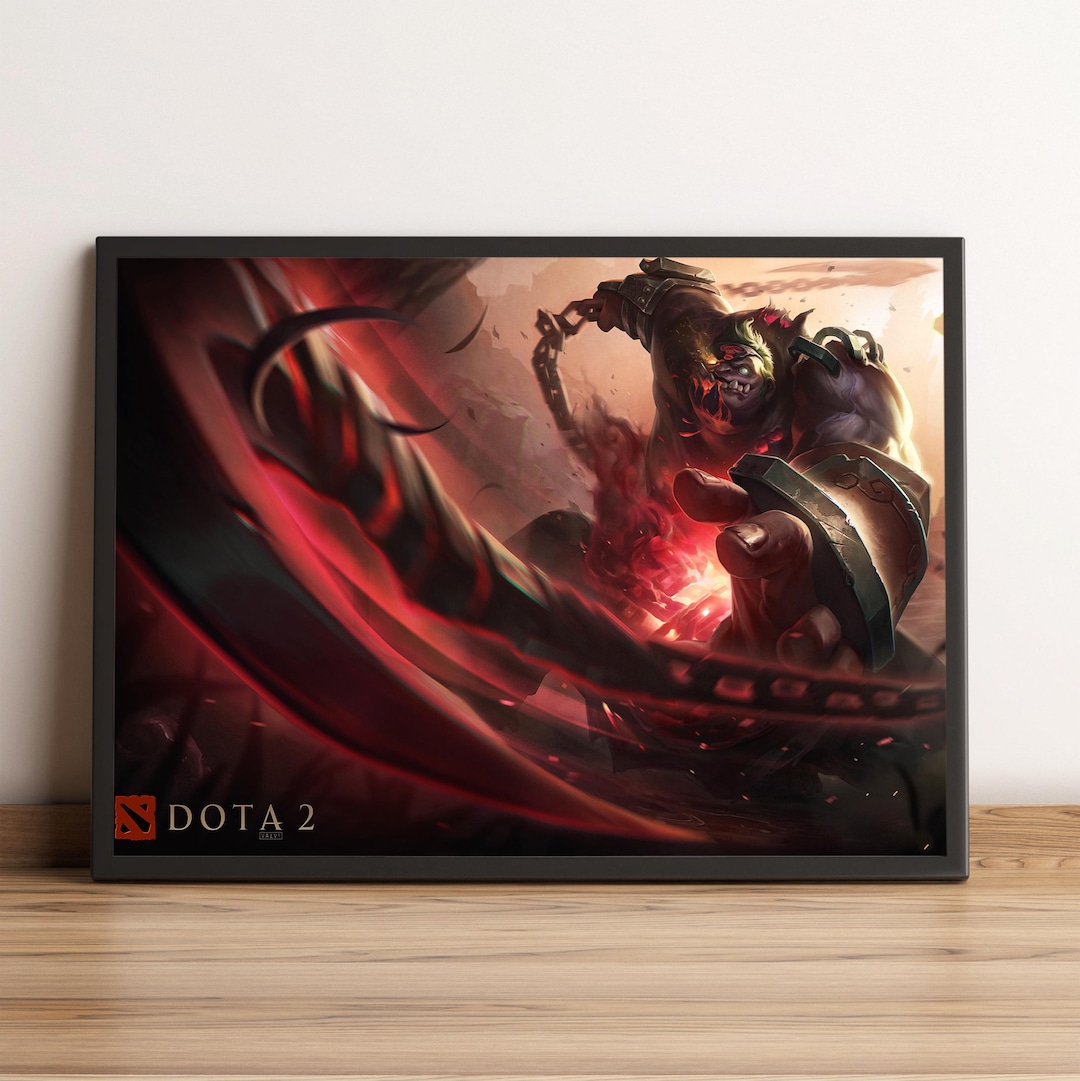 Dota 2 Poster, Game Print, Wall Art, Home Decor, Gift for Gamers #3 - Etsy