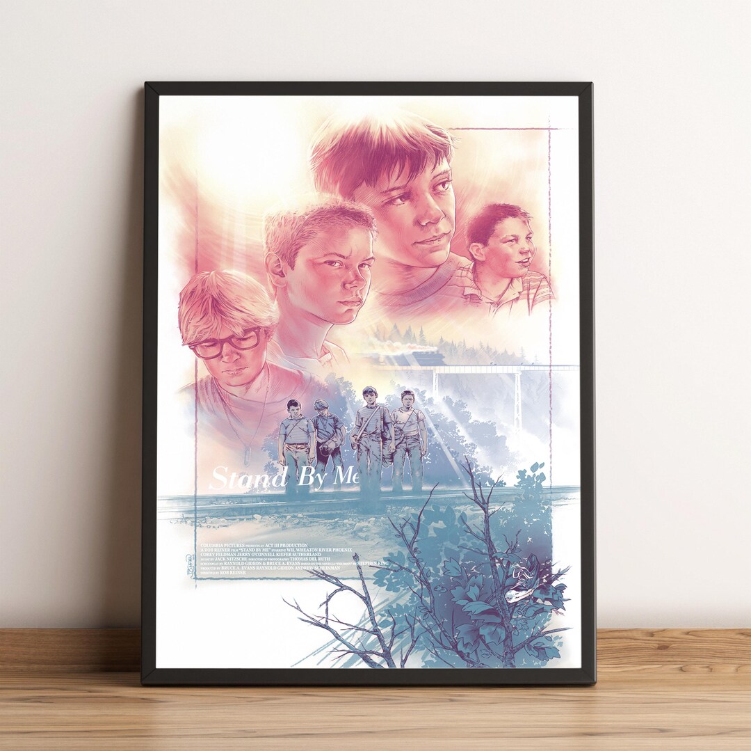 Stand by Me Poster, Movie Print, Wall Art, Home Decor, Gift for Film ...