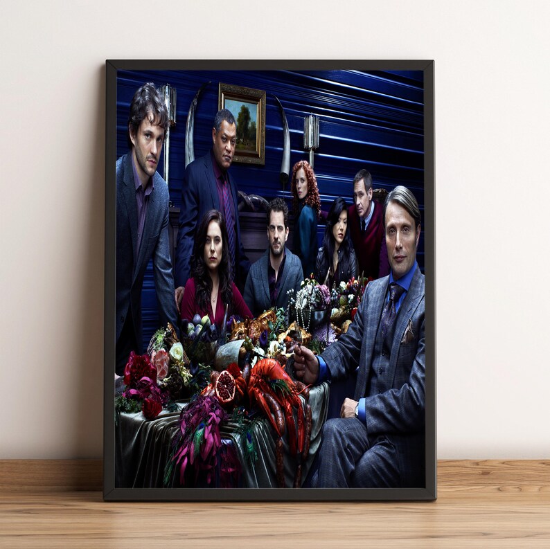 Hannibal Poster, TV Series Print, Wall Art, Home Decor, Gift for TV ...
