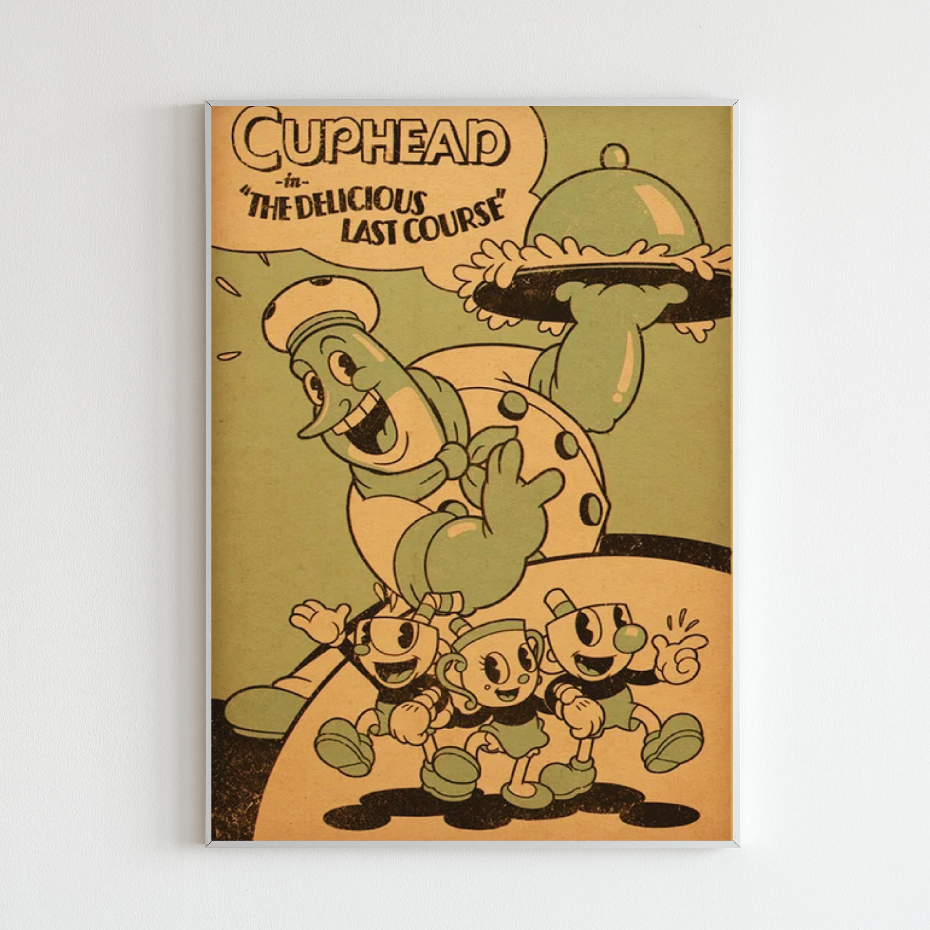 Cuphead Retro Poster, Cuphead Wall Art, Game Vintage Print, Gift for Game Lovers - Etsy