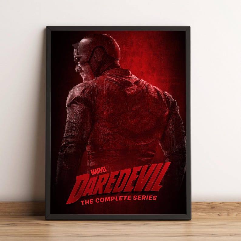 Daredevil Poster, TV Series Print, Wall Art, Home Decor, Gift for TV ...