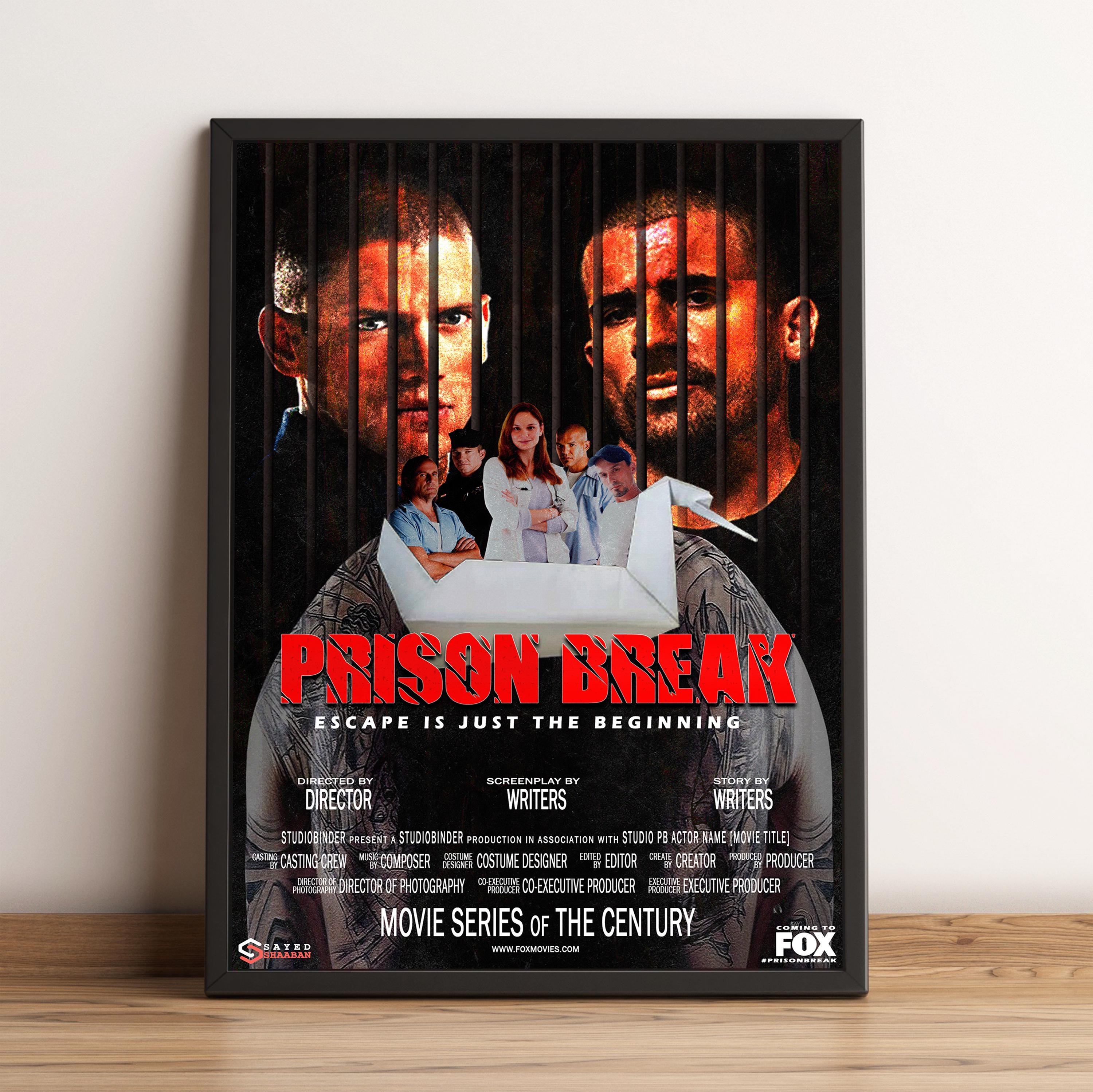 Prison Break Poster, TV Series Print, Wall Art, Home Decor, Gift for TV ...