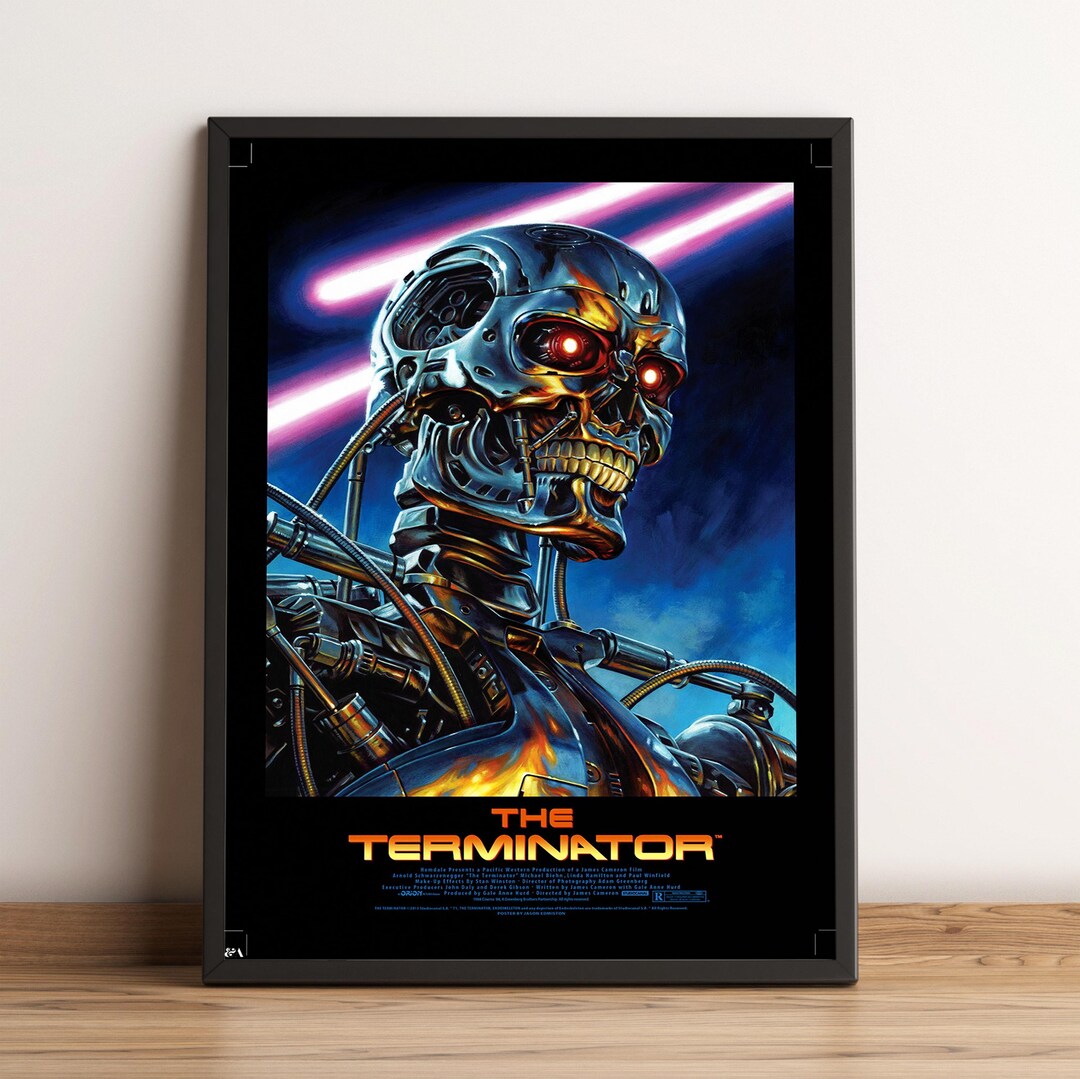 Terminator Poster, Movie Print, Wall Art, Home Decor, Gift for Film ...