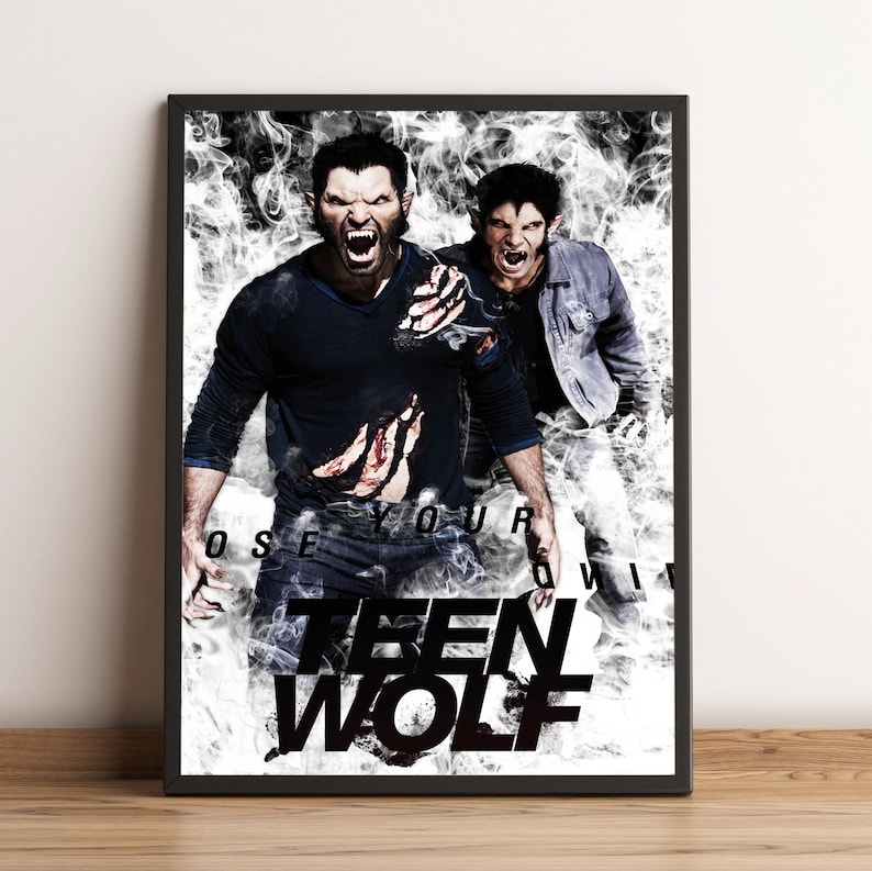 Teen Wolf Poster, TV Series Print, Wall Art, Home Decor, Gift for TV ...