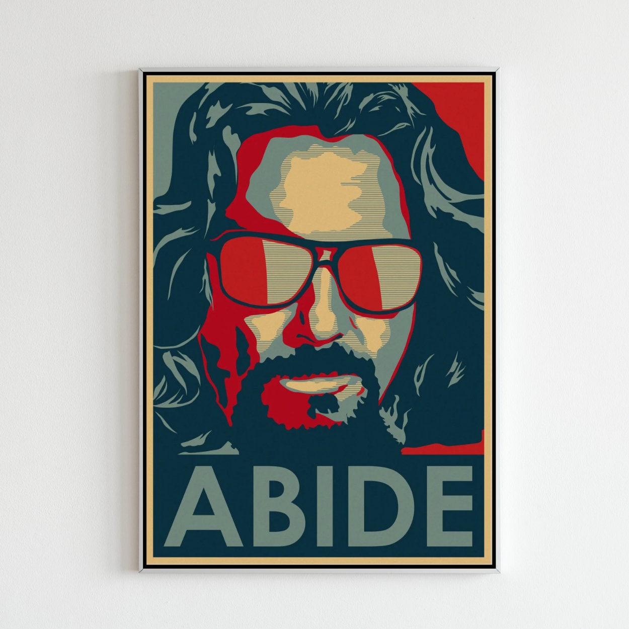 The Big Lebowski Retro Poster, Jeffrey Lebowski Wall Art, Comedy Film ...