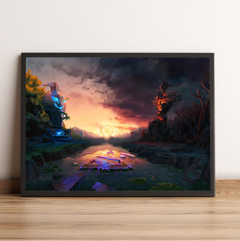 Dota 2 Poster, Game Print, Wall Art, Home Decor, Gift for Gamers 4 - Etsy