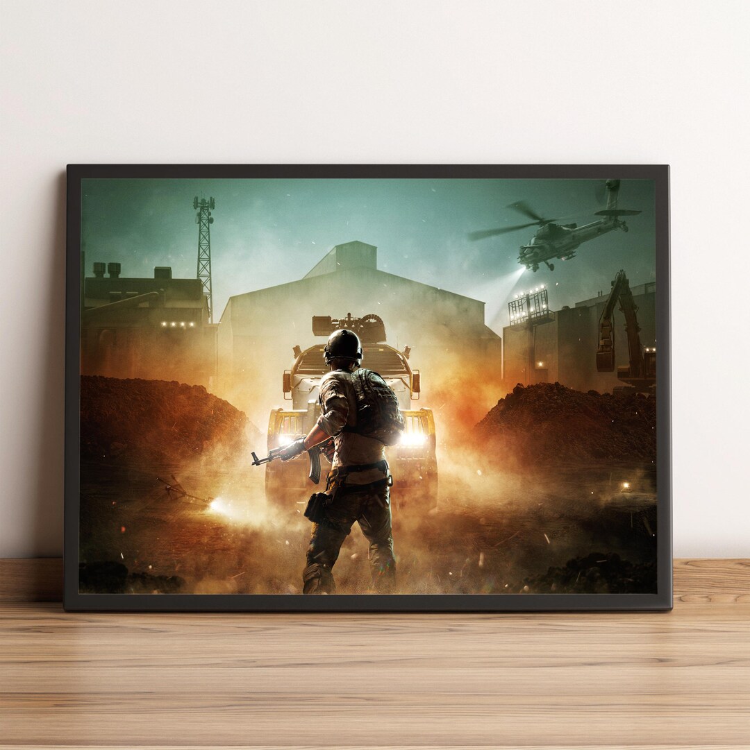 Pubg Battlegrounds Poster, Game Print, Wall Art, Home Decor, Gift for ...