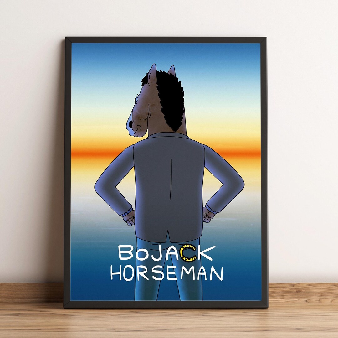 Bojack Horseman Poster, TV Series Print, Wall Art, Home Decor, Gift for ...