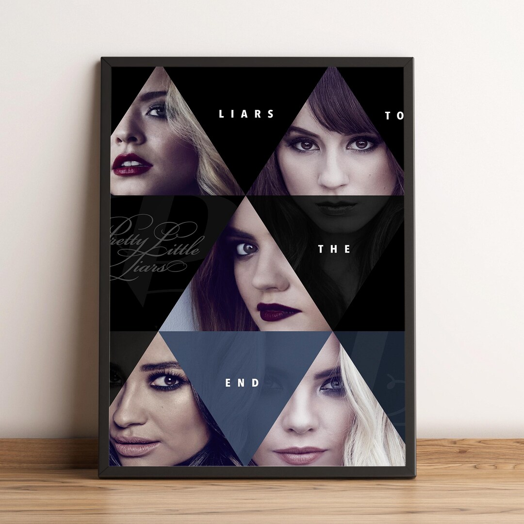 Pretty Little Liars Poster, TV Series Print, Wall Art, Home Decor, Gift ...