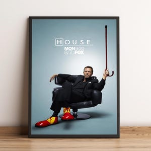 House Md Poster, TV Series Print, Wall Art, Home Decor, Gift for TV ...