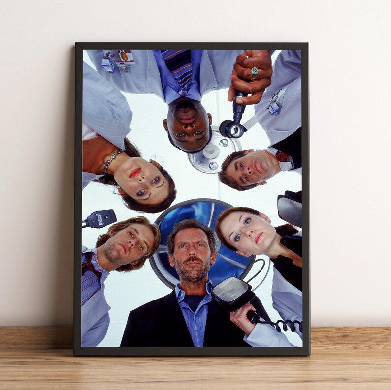 House Md Poster, TV Series Print, Wall Art, Home Decor, Gift for TV ...