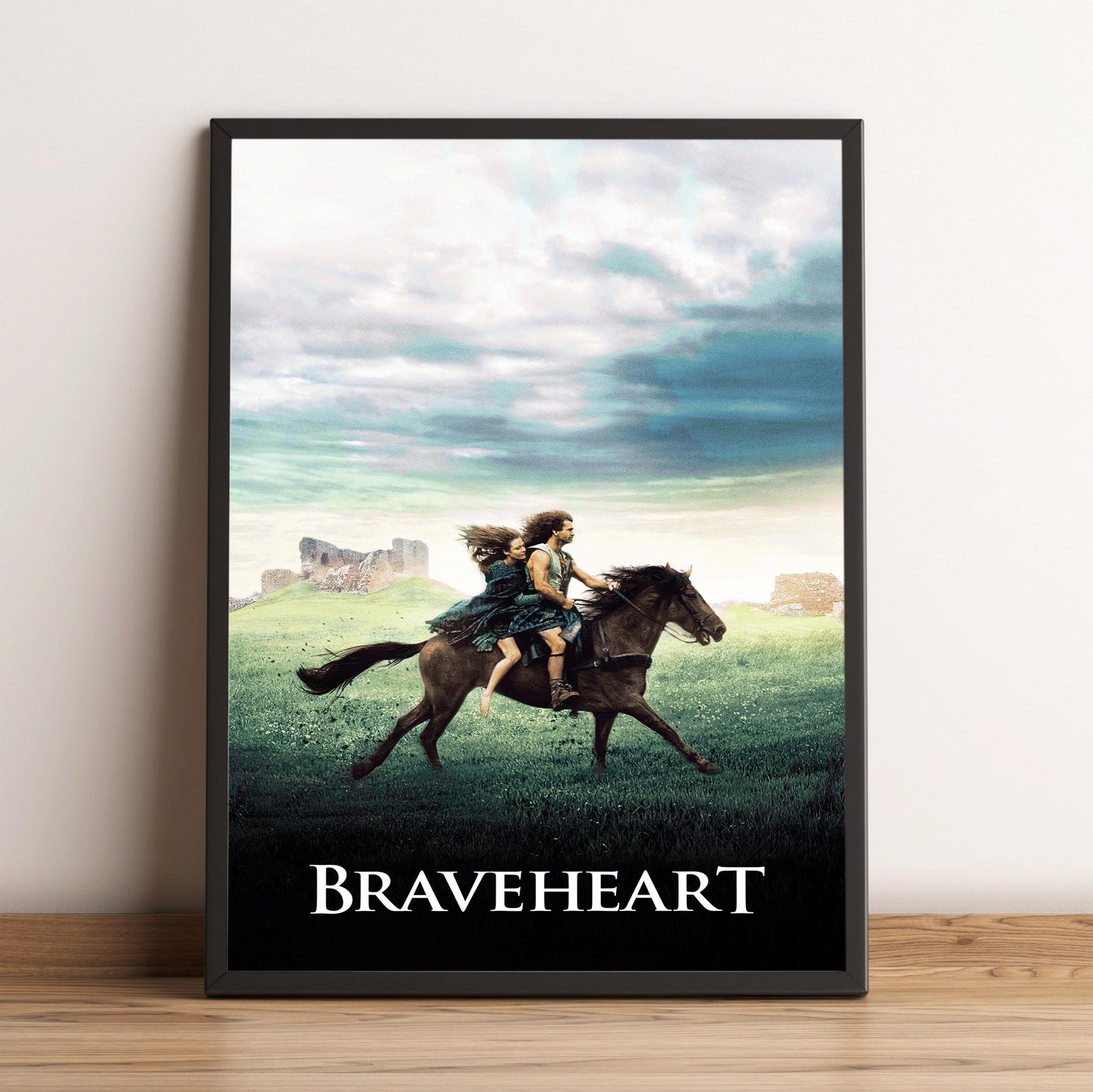 Braveheart Poster, Movie Print, Wall Art, Home Decor, Gift for Film ...