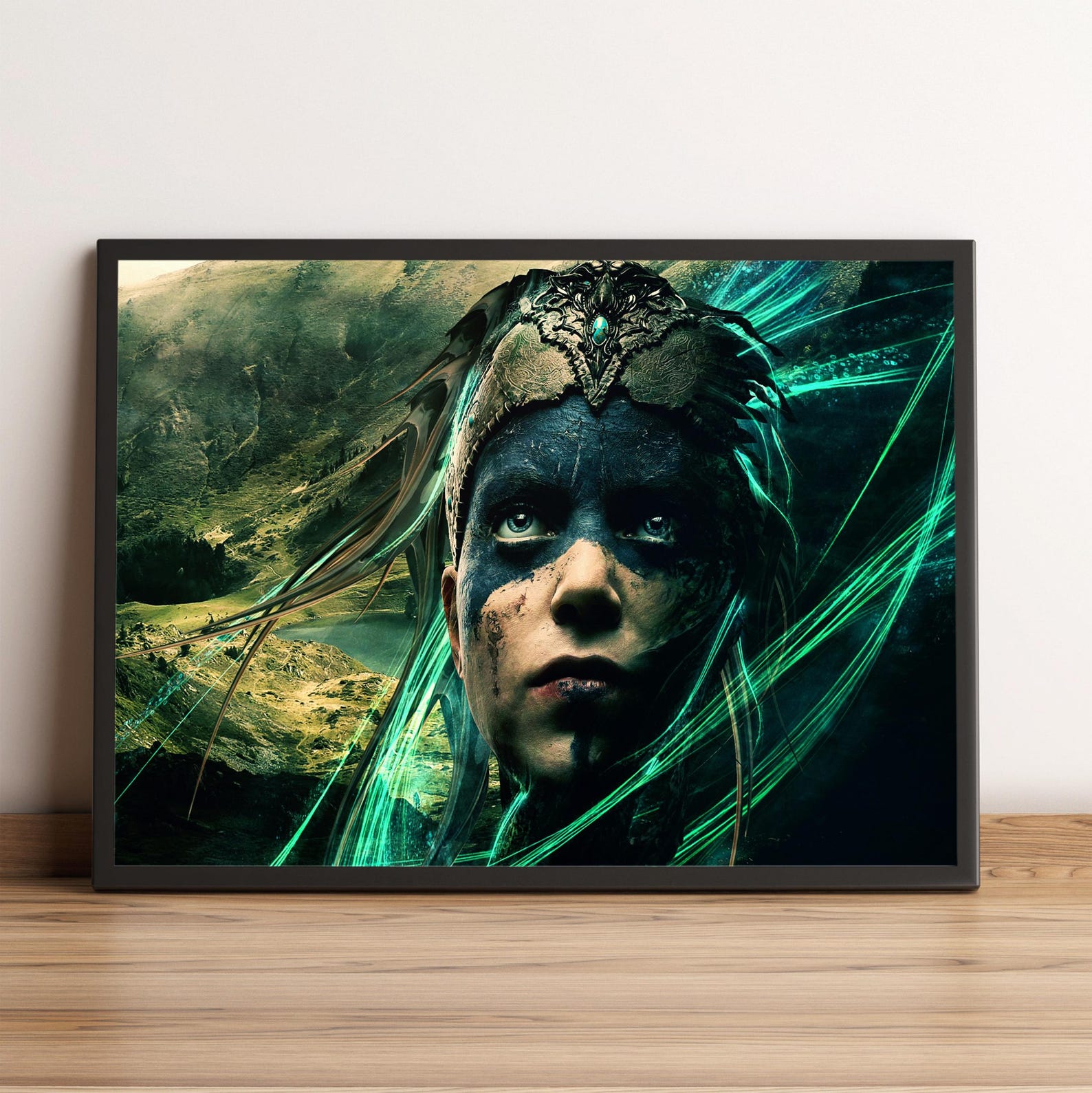 Hellblade Senua's Sacrifice Poster, Game Print, Wall Art, Home Decor ...