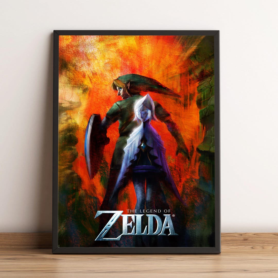 The Legend of Zelda Poster, Game Print, Wall Art, Home Decor, Gift for ...