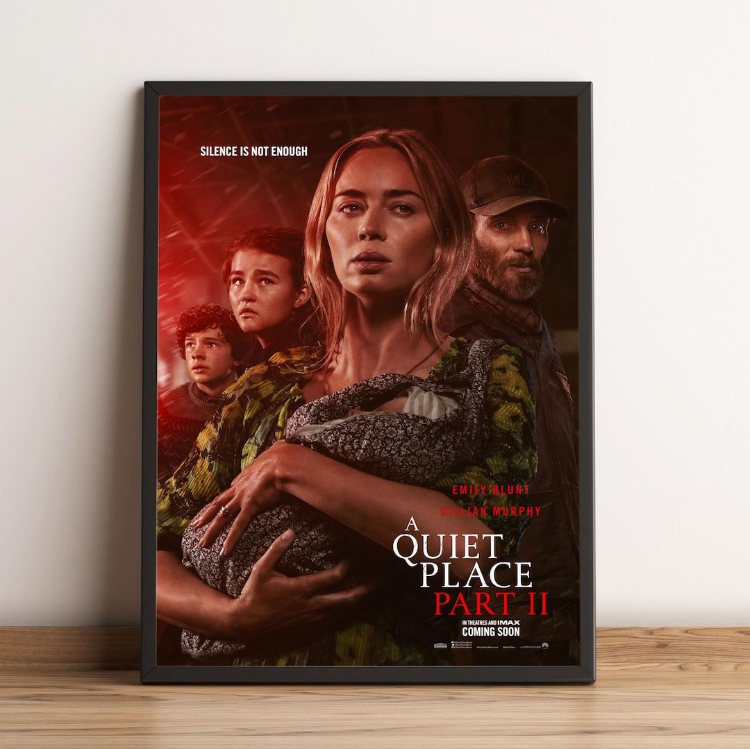 A Quiet Place Poster, Movie Print, Wall Art, Home Decor, Gift for Film ...